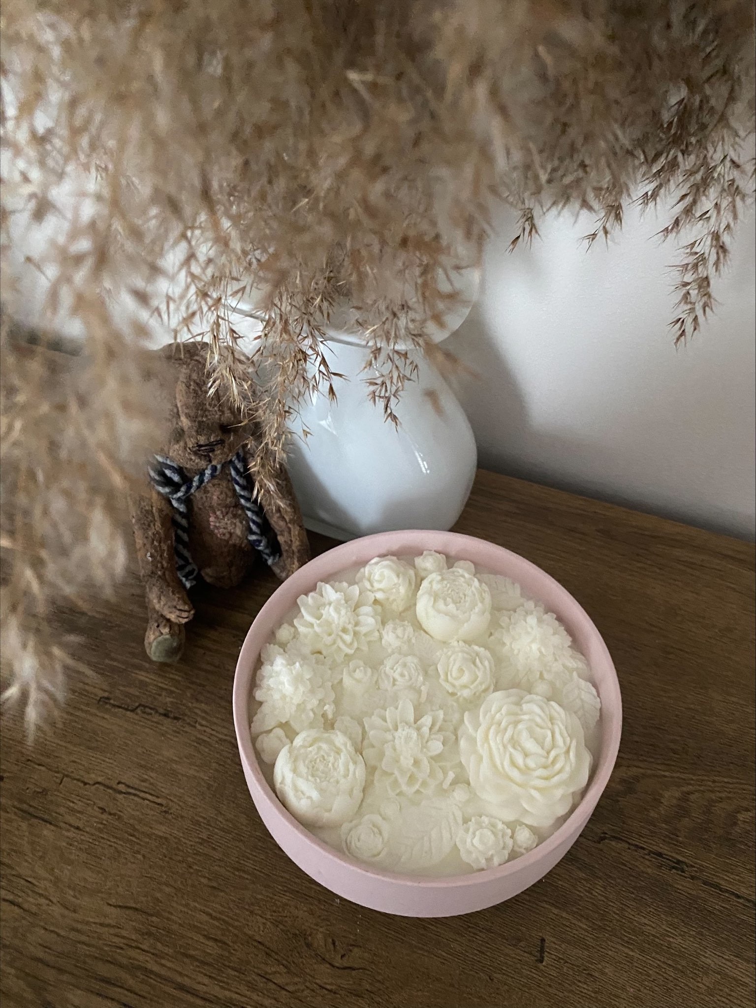 Custom Scent-flower Candle-botanical 5 Wicks Blossom-luxury Candle Big ...