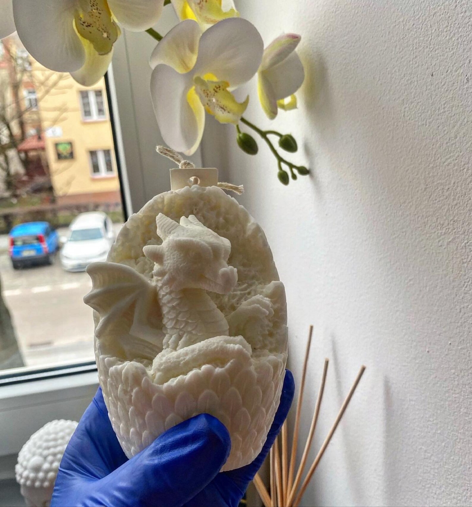 Dragon Egg Candle Shaped Candle Sculpture Candle Gift Home Decor Soy ...