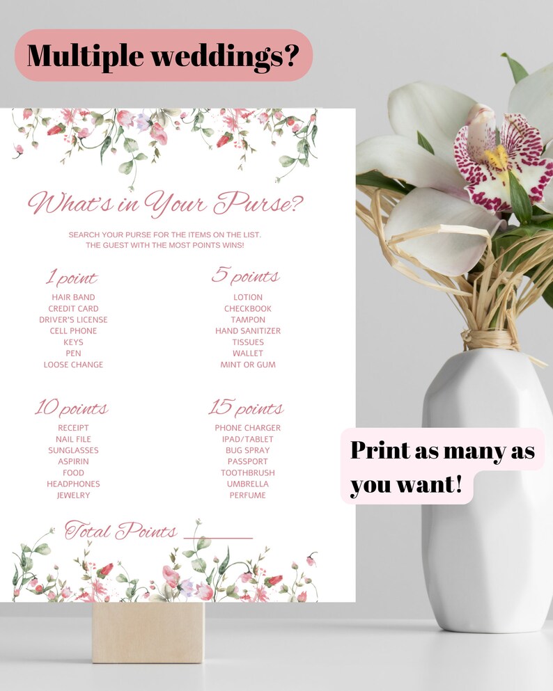 Bridal Bingo Printable Custom Design Game for Guests Bridal Shower ...