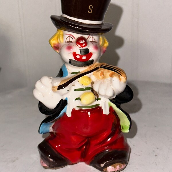 Clown Salt and Pepper Shaker - Etsy