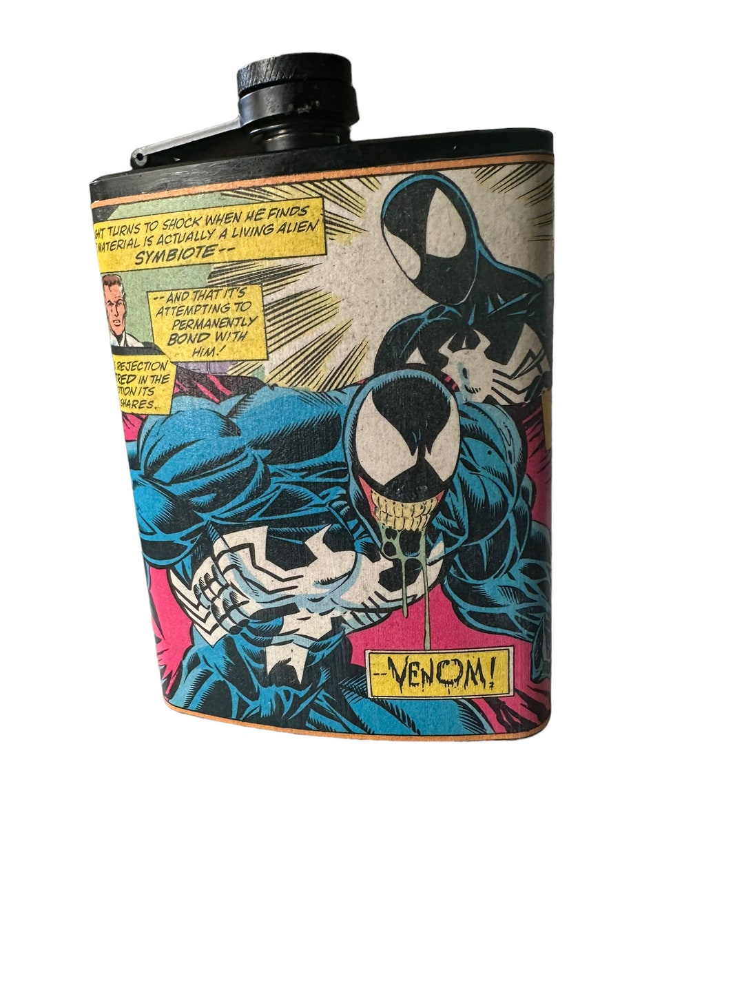 Vintage Comic Book Flasks Custom Handmade Flask Groomsmen - Etsy