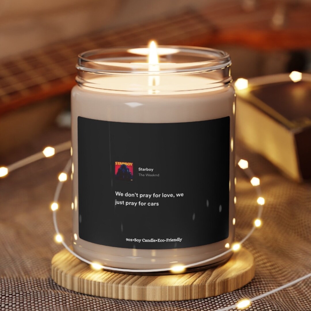 The Weeknd Quote Candle, the Weeknd, Gift for Her, Merch, Soy Candle ...