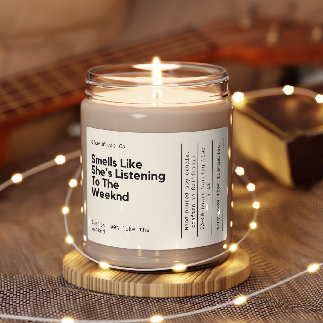 Personalizable the Weeknd Gift Candle the Weeknd Lover Weeknd After ...