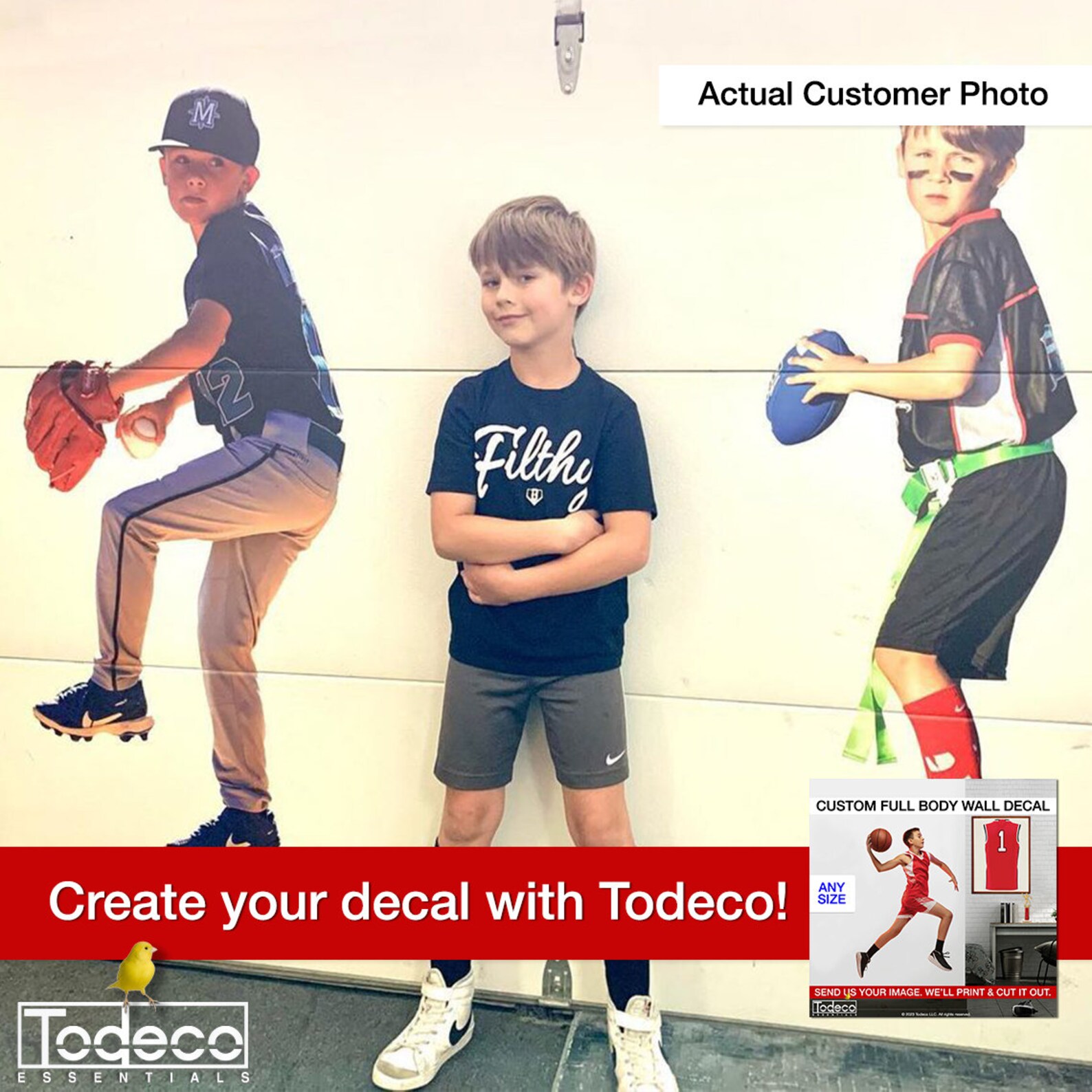 Custom Life Size Wall Decal, Custom Photo Wall Decal, Die Cut Full Body ...