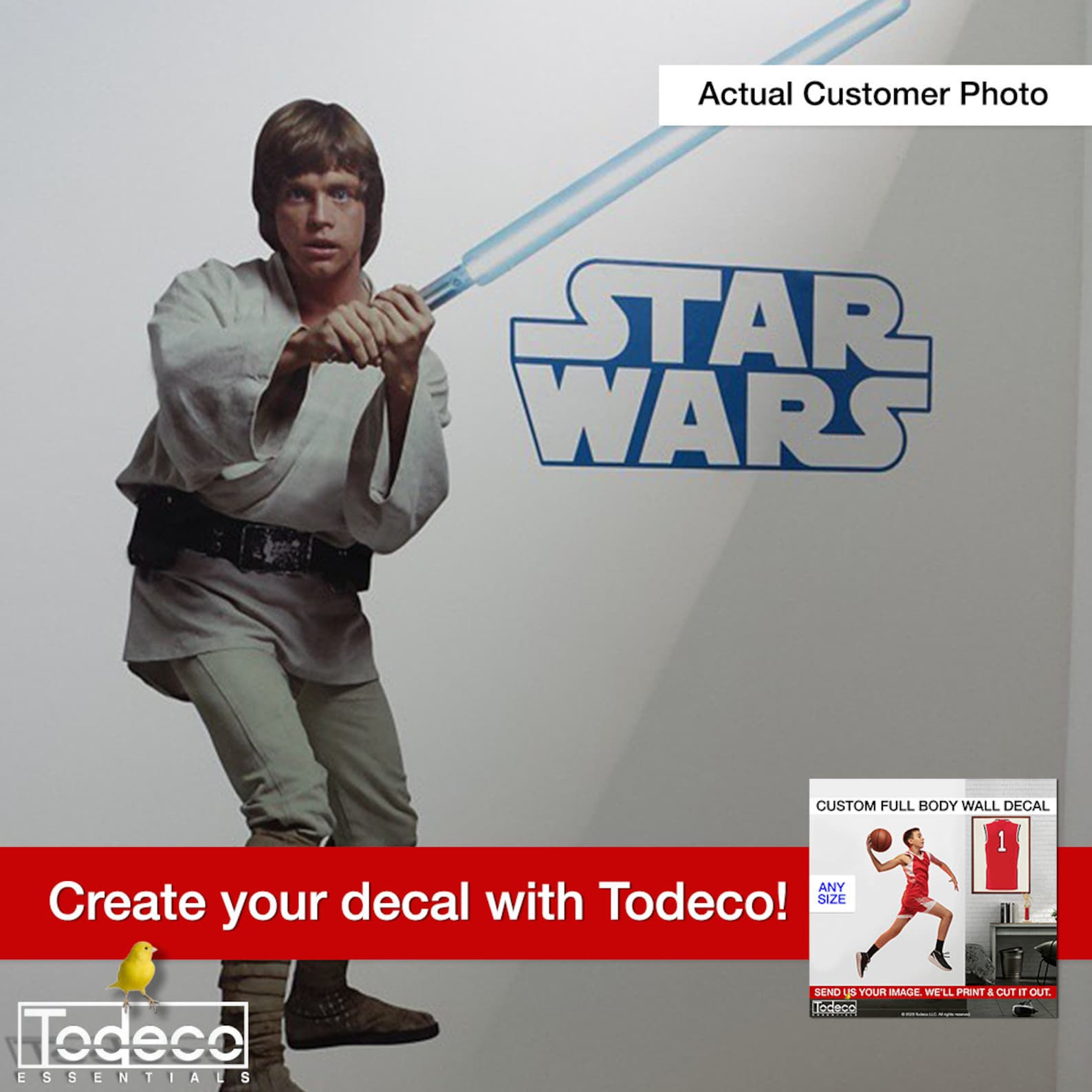 Custom Life Size Wall Decal, Custom Photo Wall Decal, Die Cut Full Body ...