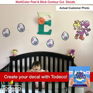 Custom Multicolor Decals, Full Color Vinyl Decals, Custom Wall Decal ...