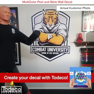 Custom Multicolor Decals, Full Color Vinyl Decals, Custom Wall Decal ...