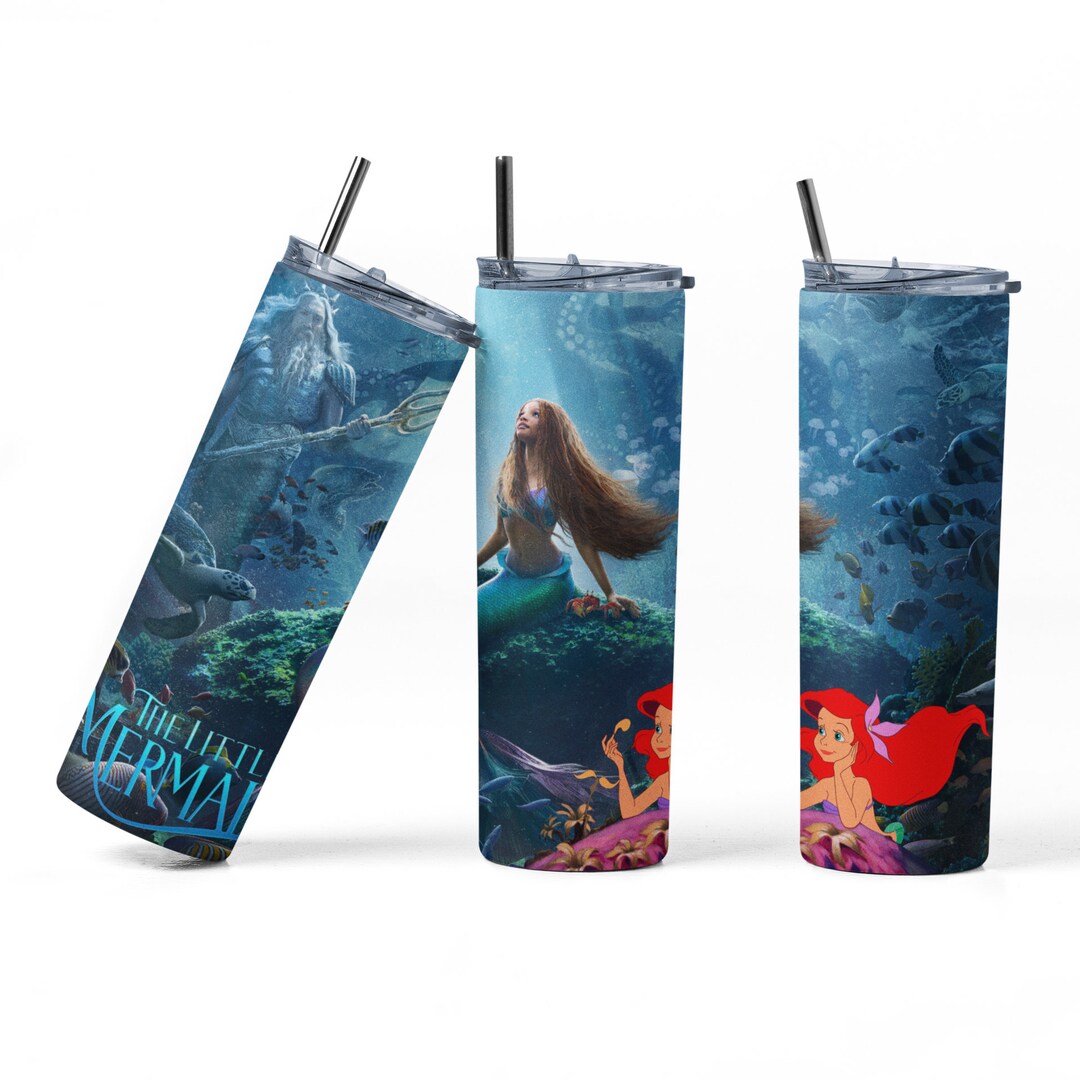 20oz Little Mermaid Skinny Tumbler - Etsy