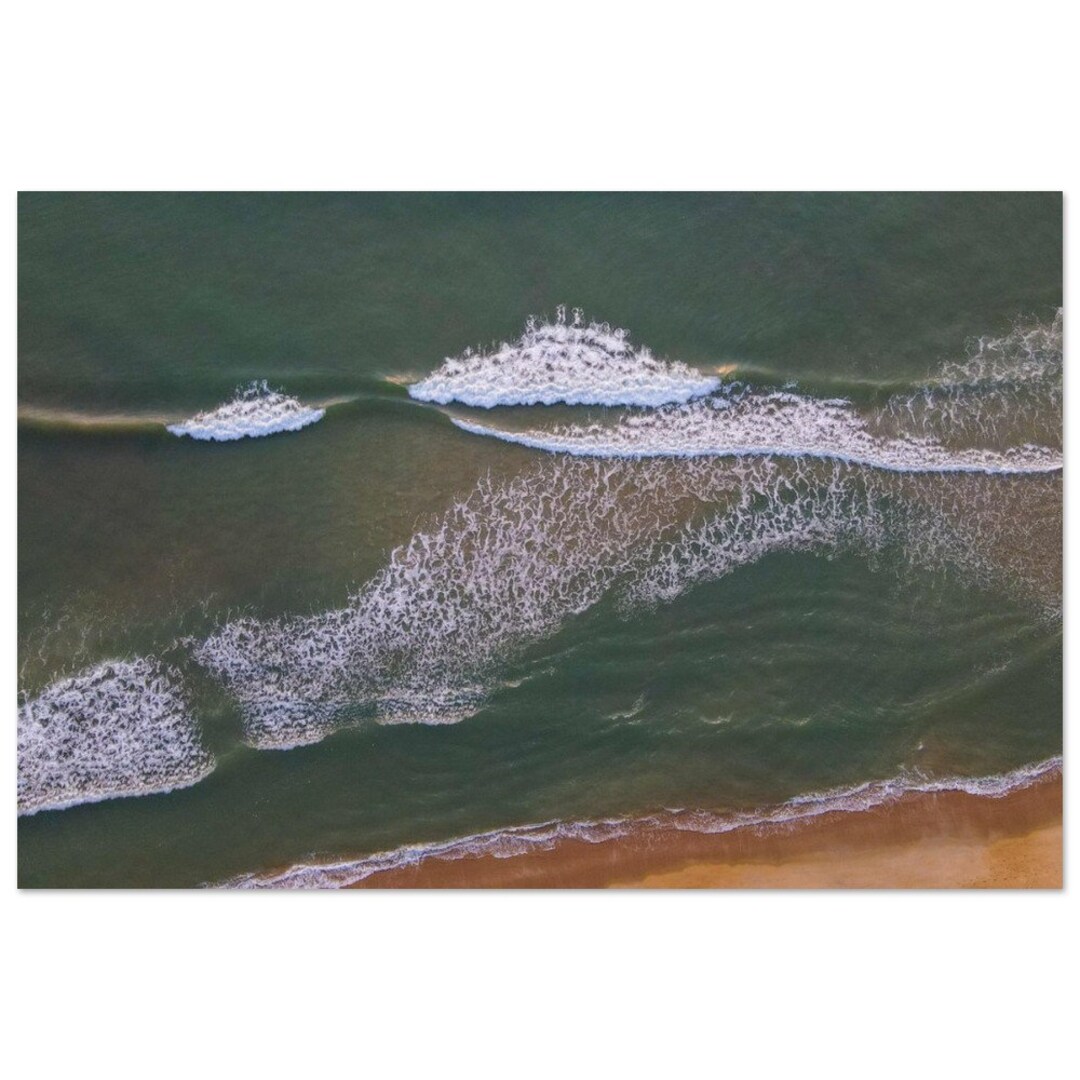 Outer Banks Beach Print OBX Wall Art Ocean Waves Beach Art - Etsy