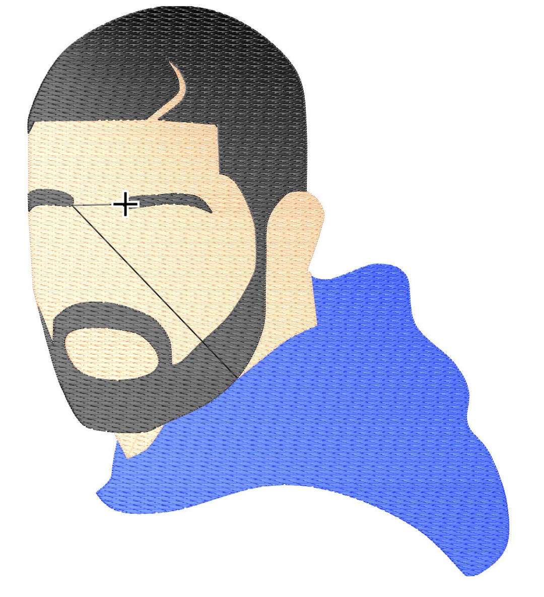 Drake Machine Embroidery File - Etsy