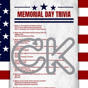 Memorial Day Trivia Game for Families, Memorial Day Trivia for Kids ...