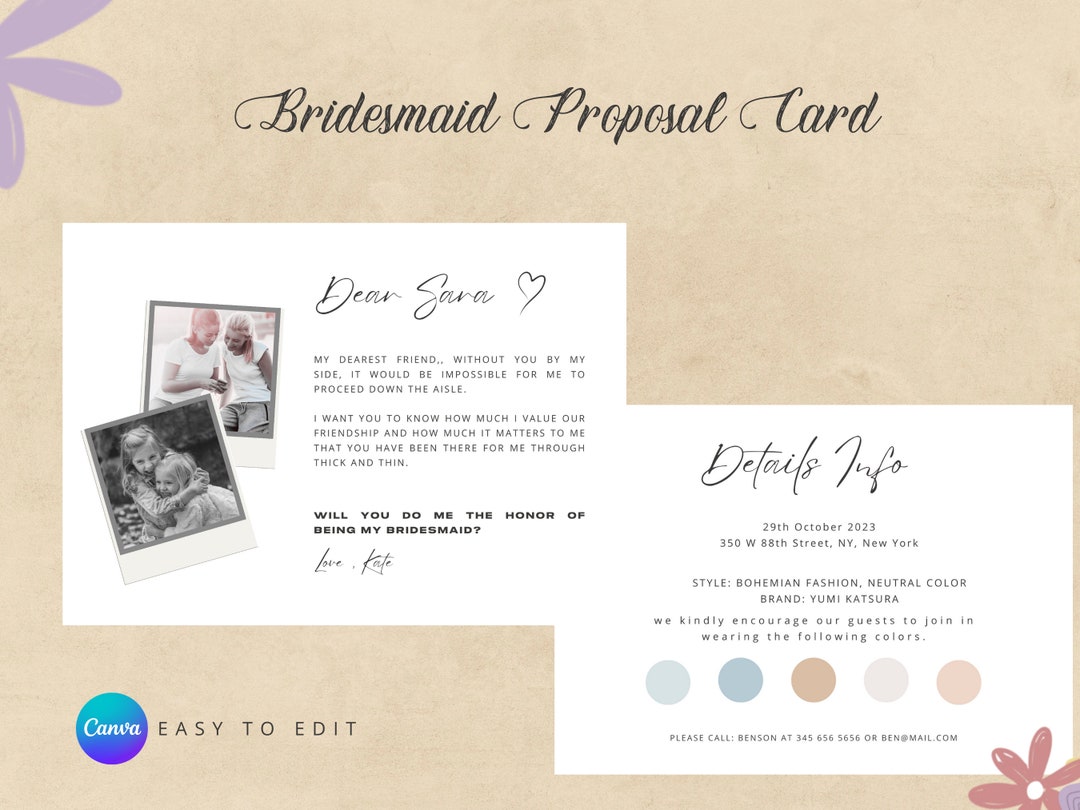 My Bridesmaid Proposal Story | Asking My Bestie to Be My Bridesmaid ...