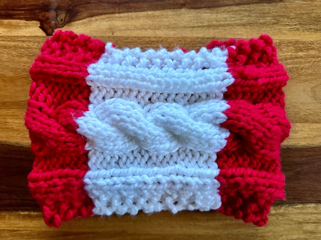 Arsenal/liverpool FC Inspired Cable Knit Snood - Etsy