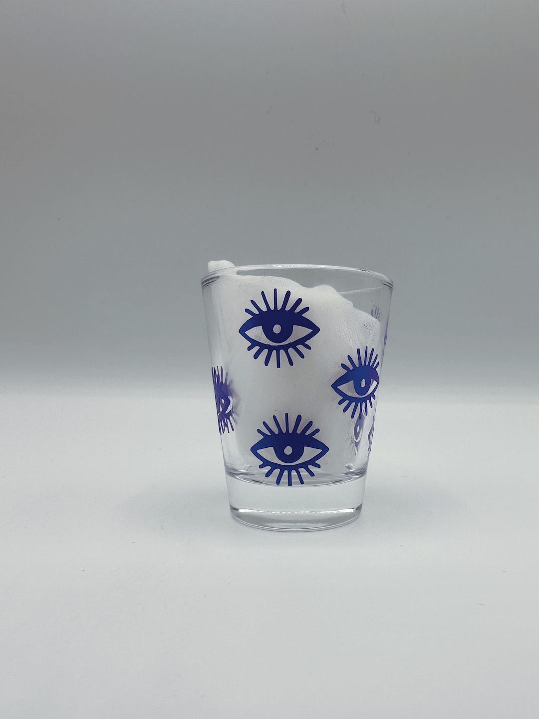 Custom Evil Eye Shot Glass, Third Eye Shot Glass, Bachelorette Shot ...
