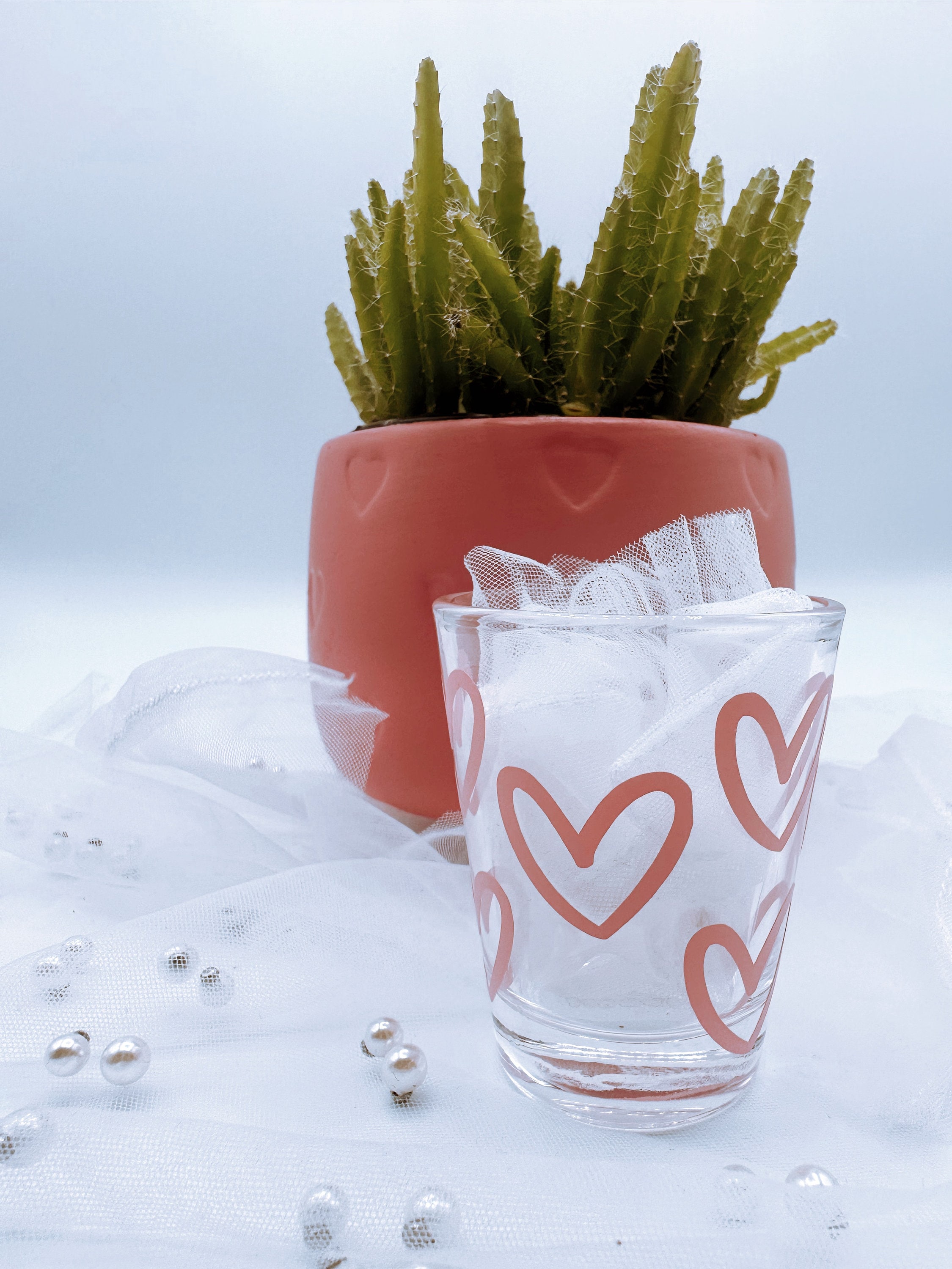 Custom Heart Shot Glass, Bachelorette Shot Glass, Espresso Shot Glass ...