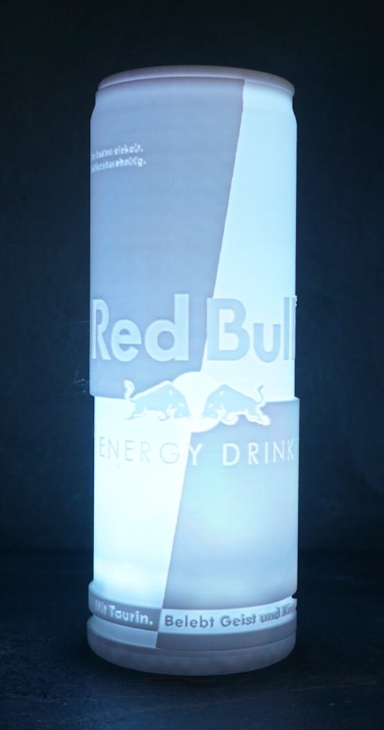 The Red Bull Can Lamp: the Perfect Lighting for the Real Red Bull Fan ...