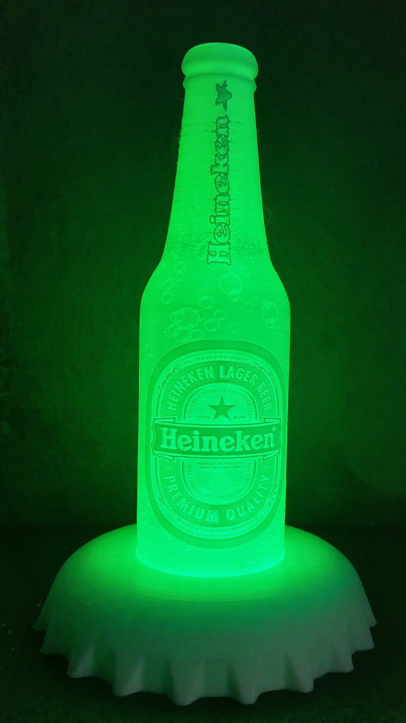 Heineken Beer Bottle Lamp - Etsy