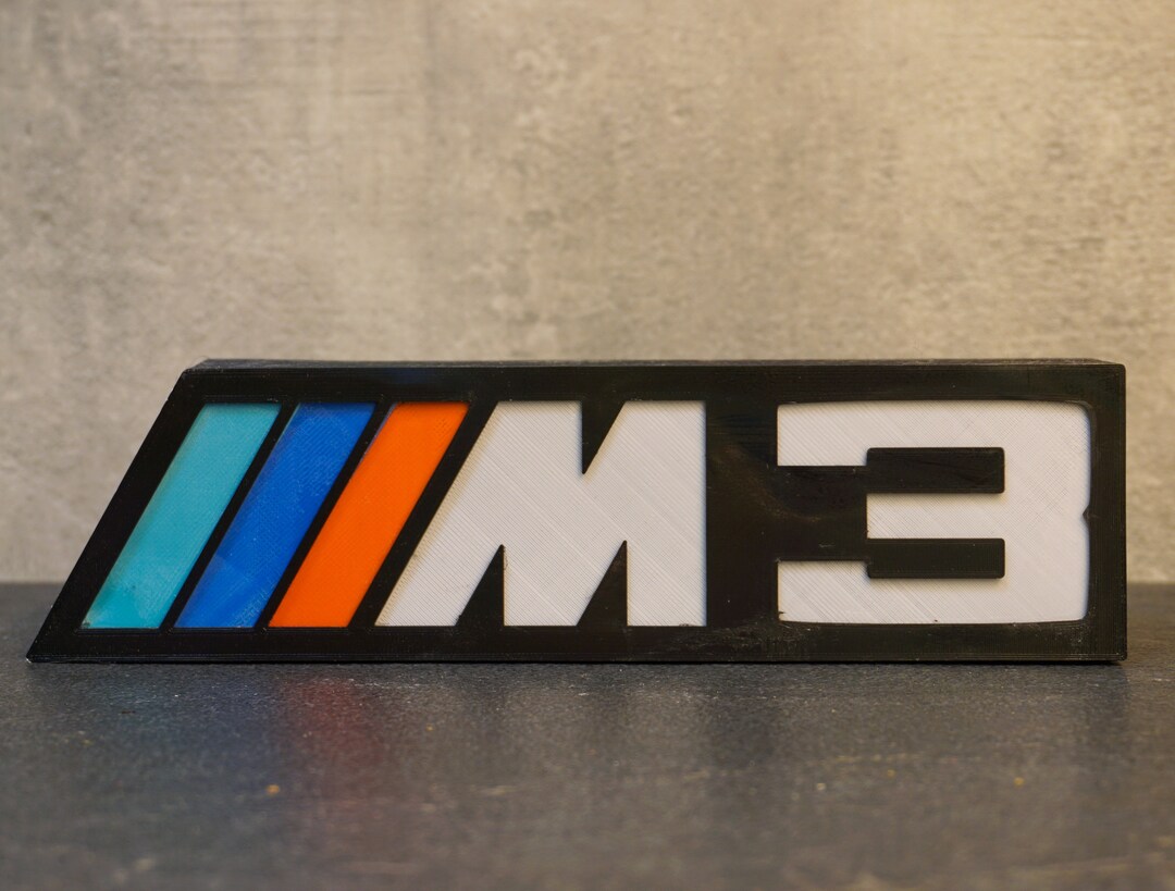 BMW M3 Logo LED Lamp: the Perfect Way to Show Your Love for the BMW M3 ...