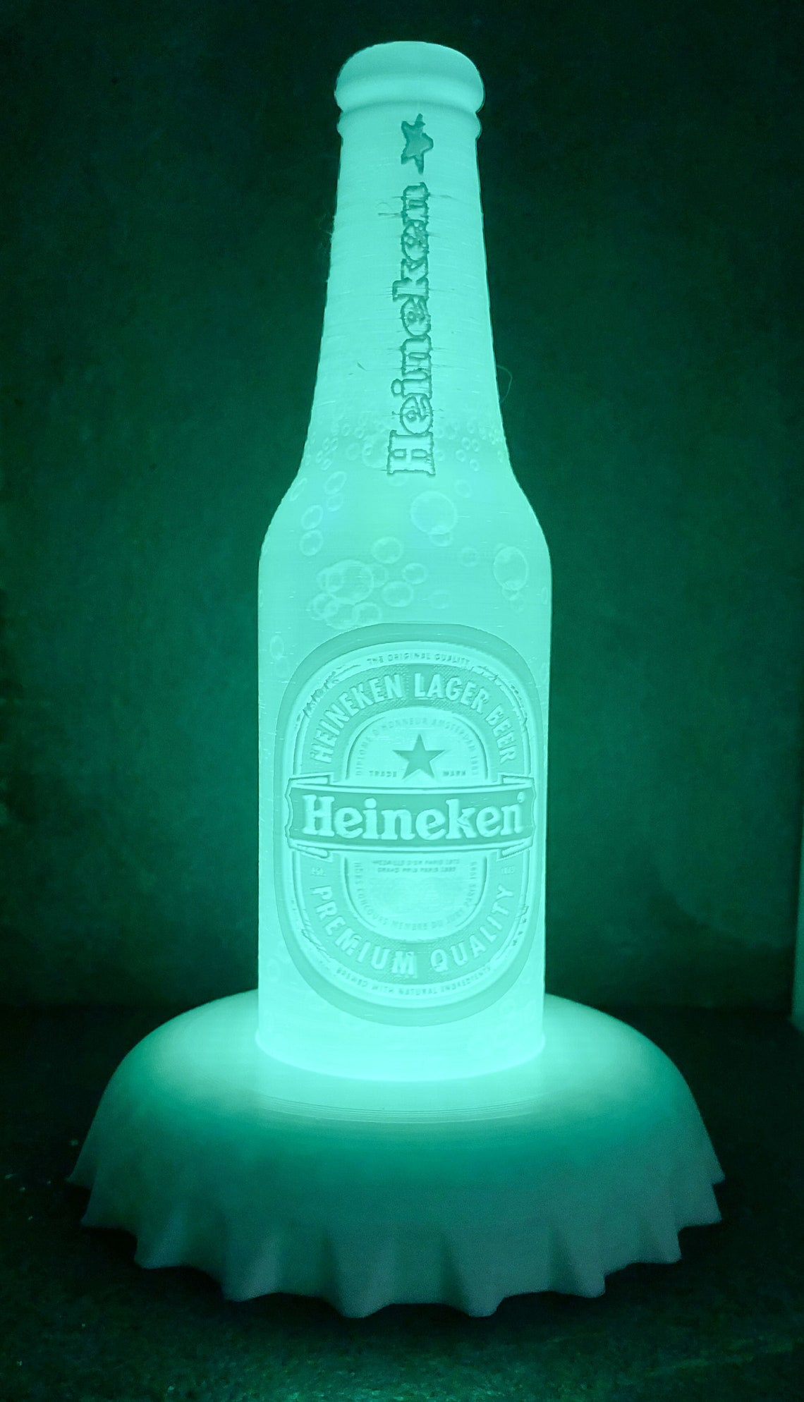 Heineken Beer Bottle Lamp - Etsy