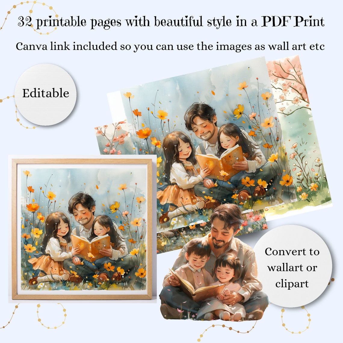 Editable Digital Paper, Father Day Digital, Father Father, Father Day ...