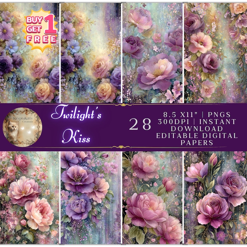 Purple Scrapbook - Etsy