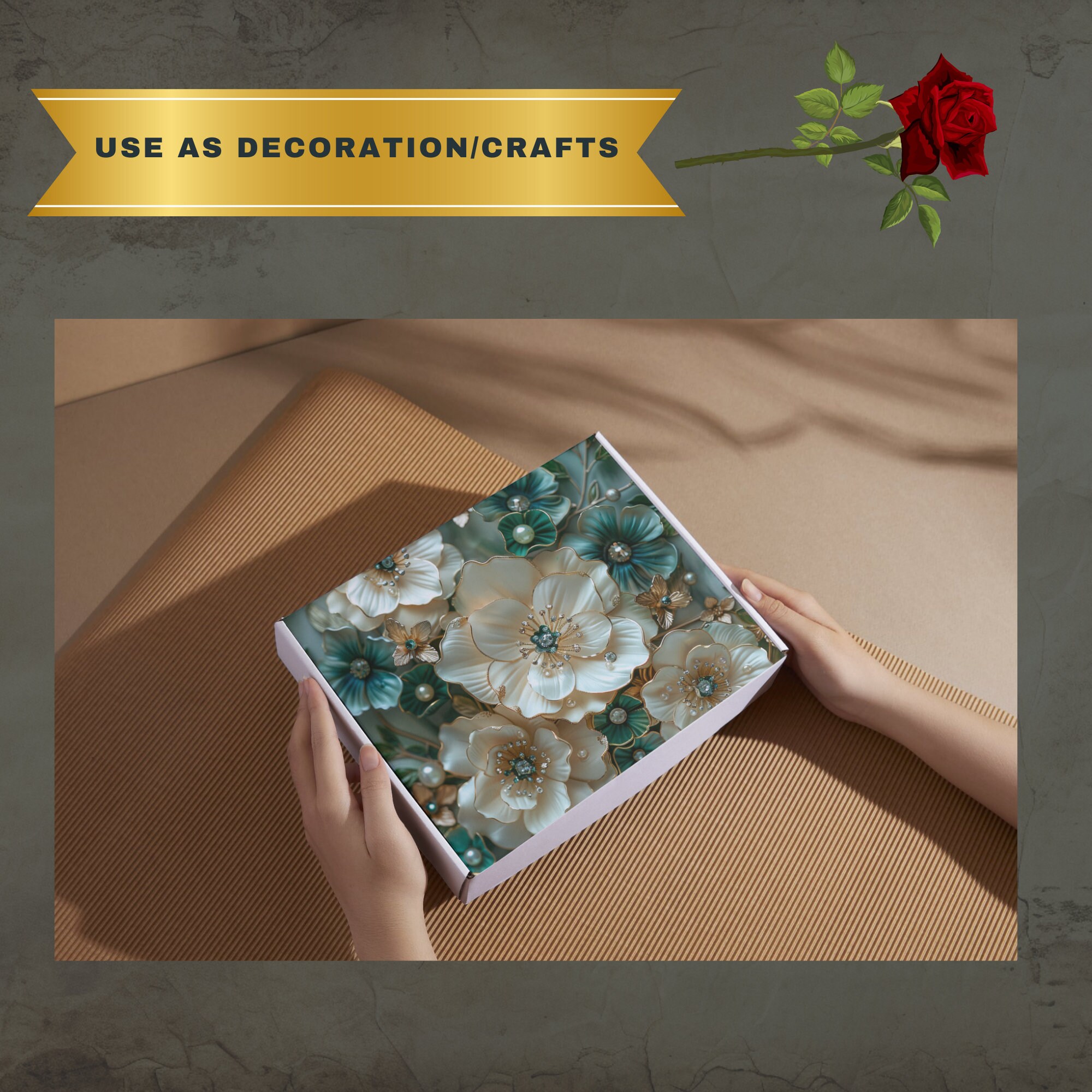 Emerald Envy Digital Paper, Emerald Green Paper, Digital Paper, Emerald ...