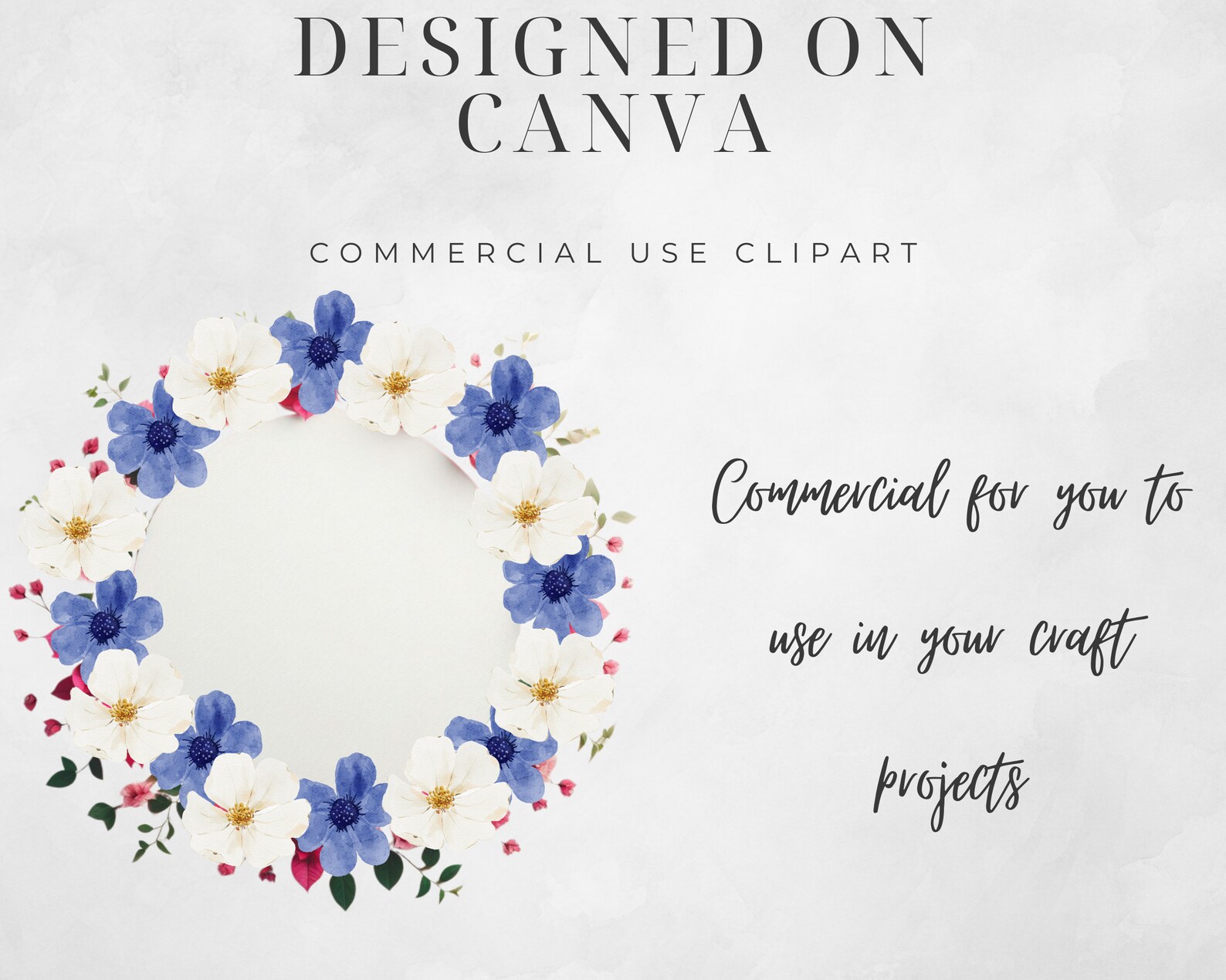 Commercial Use PNG Watercolour Floral Clipart Frame Border, Flower ...