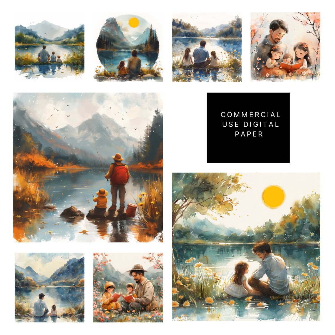 Editable Digital Paper, Father Day Digital, Father Father, Father Day ...