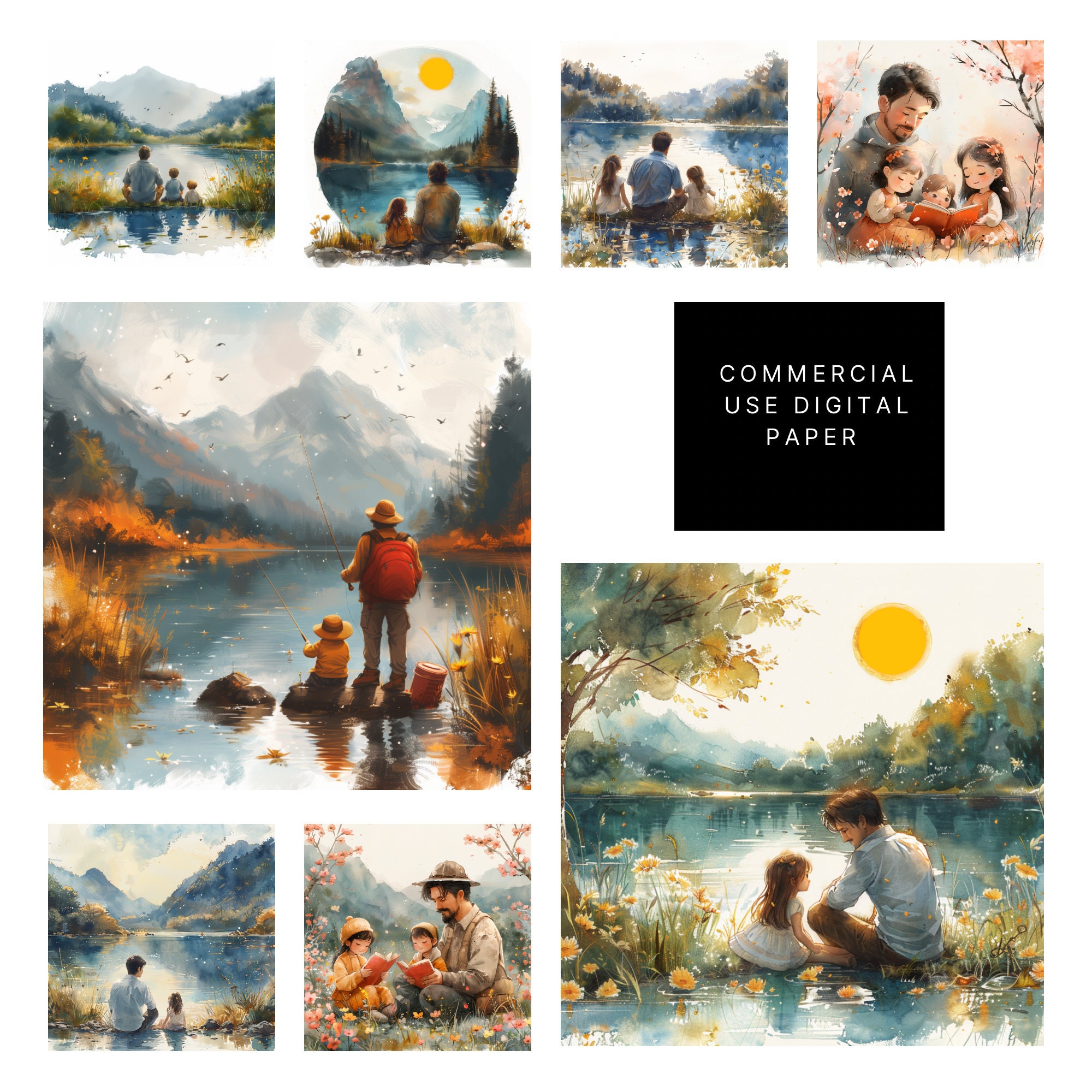 Editable Digital Paper, Father Day Digital, Father Father, Father Day ...