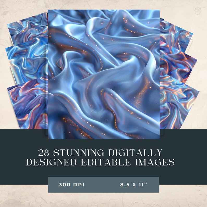 Molten Silk Bliss Digital Paper, Fall Digital Paper, Cute Digital Paper ...