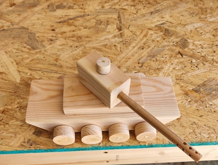 Wooden Toy Tank
