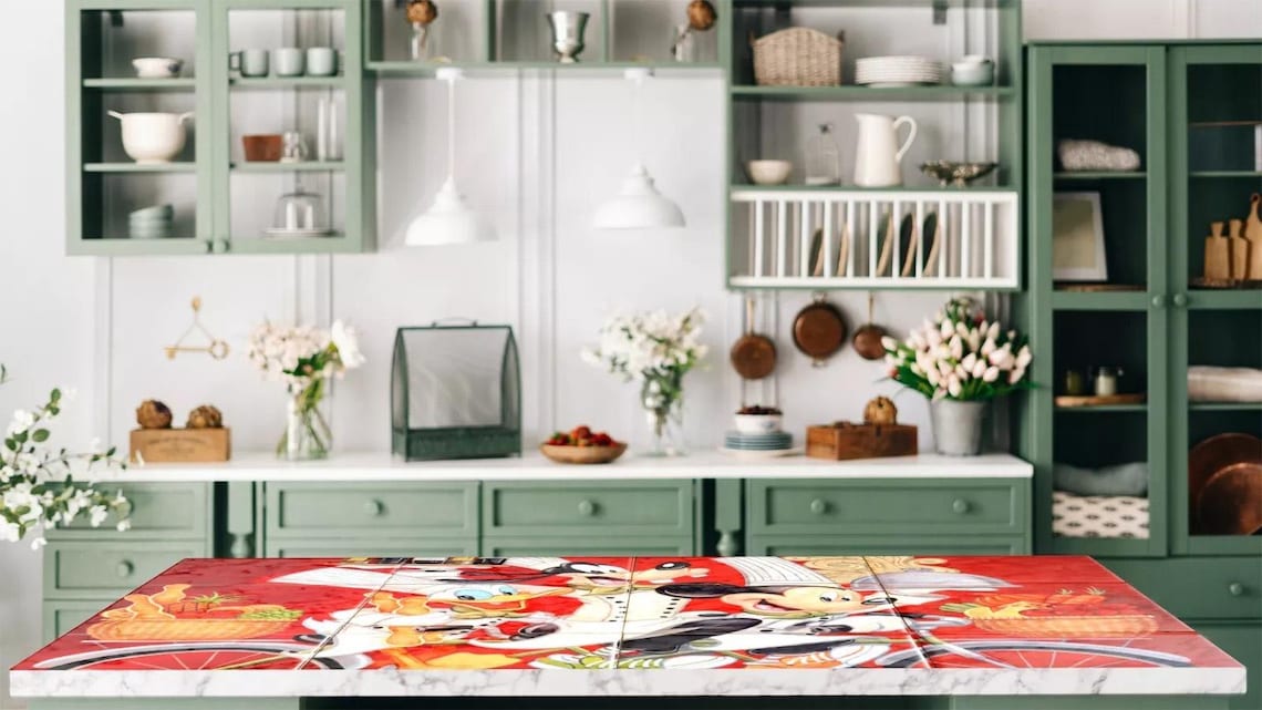 Ceramic Tile Mural Accent Kitchen Backsplash Medallion. Wieghorst ...