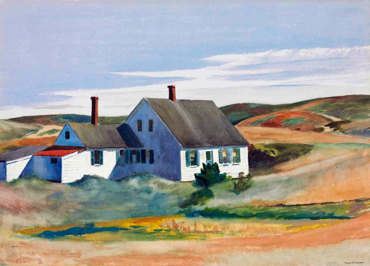 33"x24" Edward Hopper Kelly Jenness House Ultra Premium Photo Poster ...