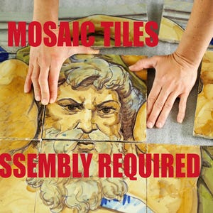 Ceramic Tile Art Print Mural Backsplash Medallion Kitchen, Outdoor ...