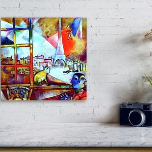 Marc Chagall - Paris Through the Window Canvas Print Canvas Print ...