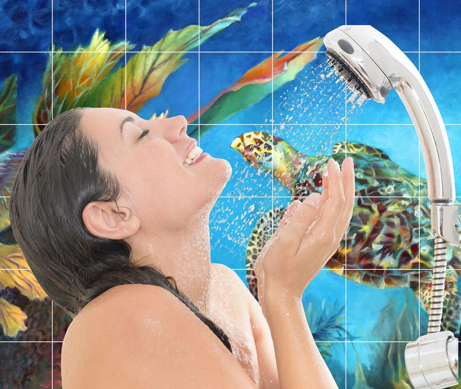 Ceramic Tile Mural Accent Kitchen Backsplash Medallion. Wieghorst ...