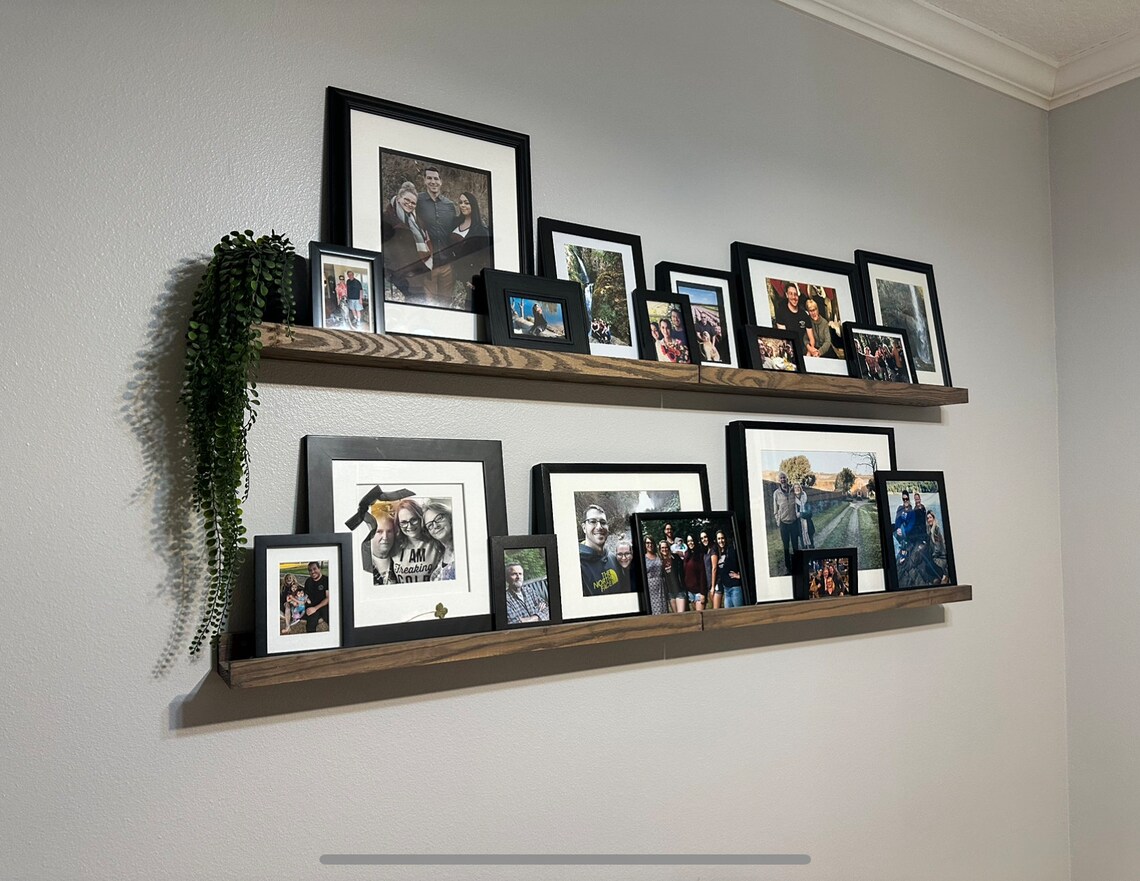 36 Picture Ledge Floating Picture Shelf Gallery Shelf - Etsy