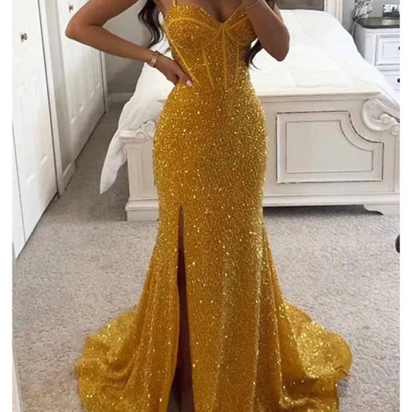 Mustard Yellow Dress - Etsy