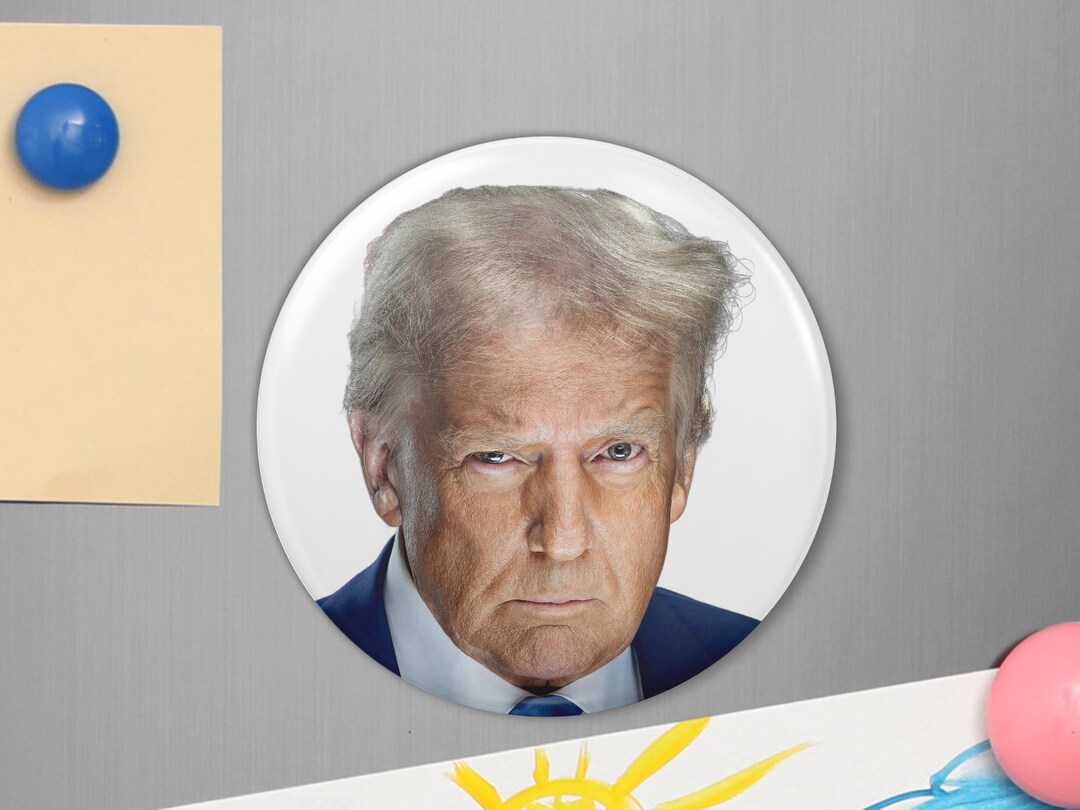 Imán para nevera con retrato de la inauguración de Trump en 2025 ...