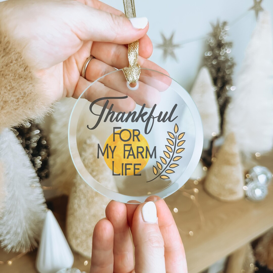 Homestead Host Fall Gift, Thankful Farmer Present, Farm Home Decor ...