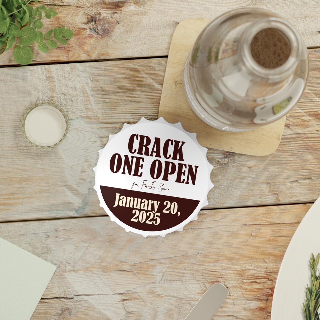 Trump Inauguration 2025 Bottle Opener, DJT Mugshot Conservative Voter ...