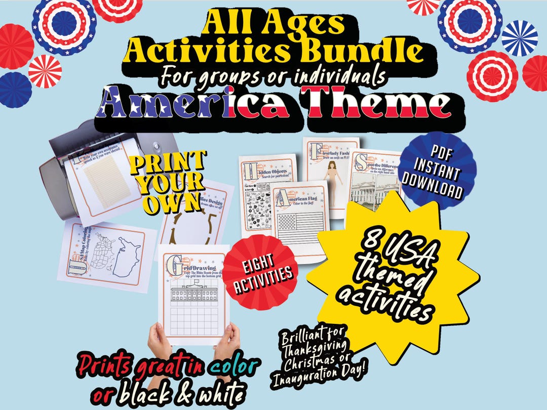 MAGA Christmas Digital Download, Kids Activity Printable, Patriotic ...