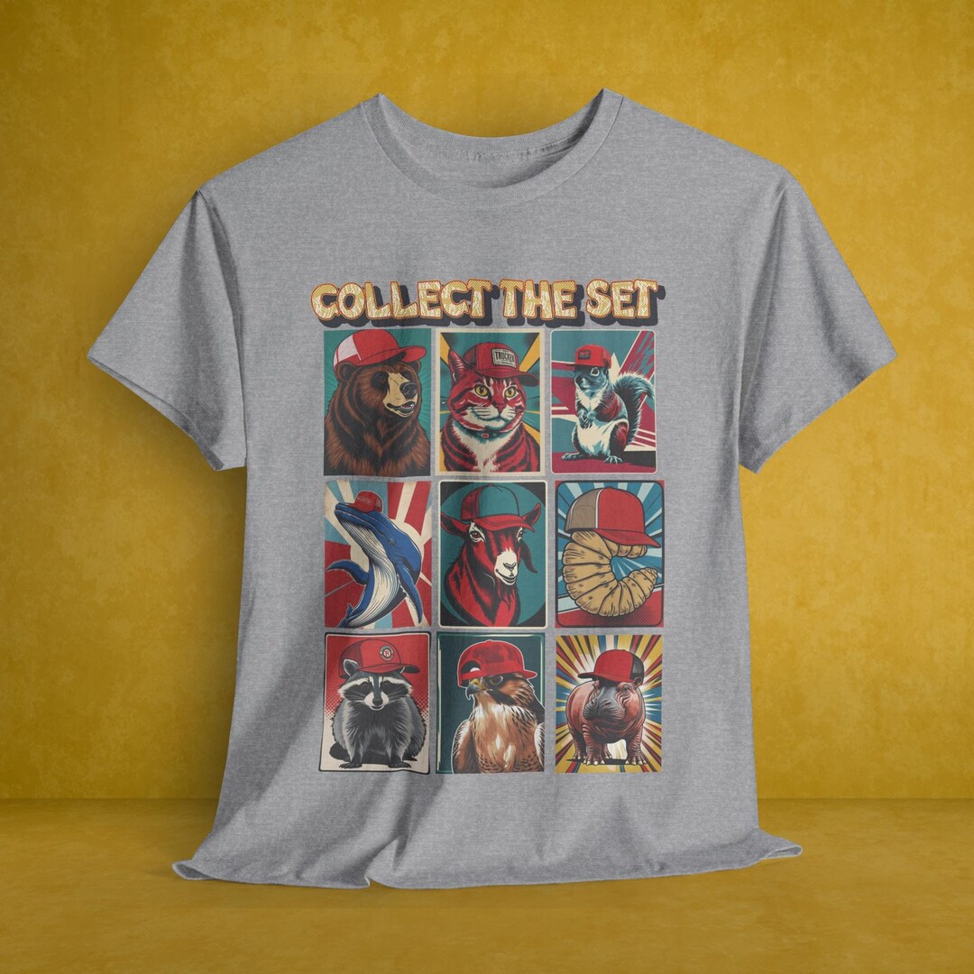 MAGA Shirt With Pop Art Animals of Election 2024, Modern Art Style ...