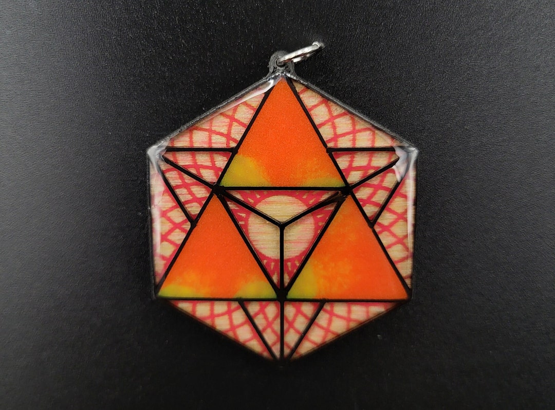 Glow Merkaba - Orange/magenta Torus - Etsy