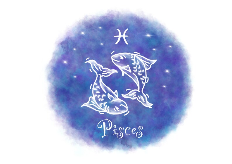 Zodiac Png, Pisces Digital Design, Pisces Png, Blue, Water Element, Fun ...