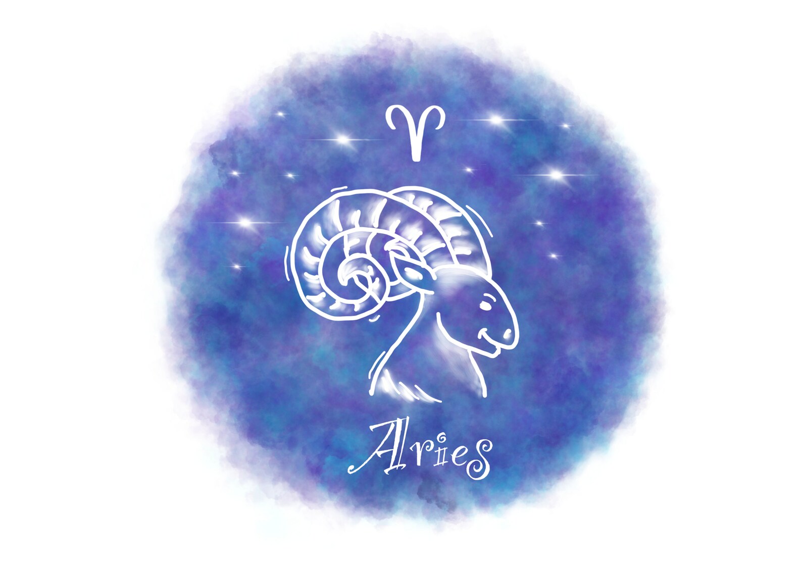 Zodiac Png, Aries Digital Design, Aries Png, Blue, Fire Element, Fun ...