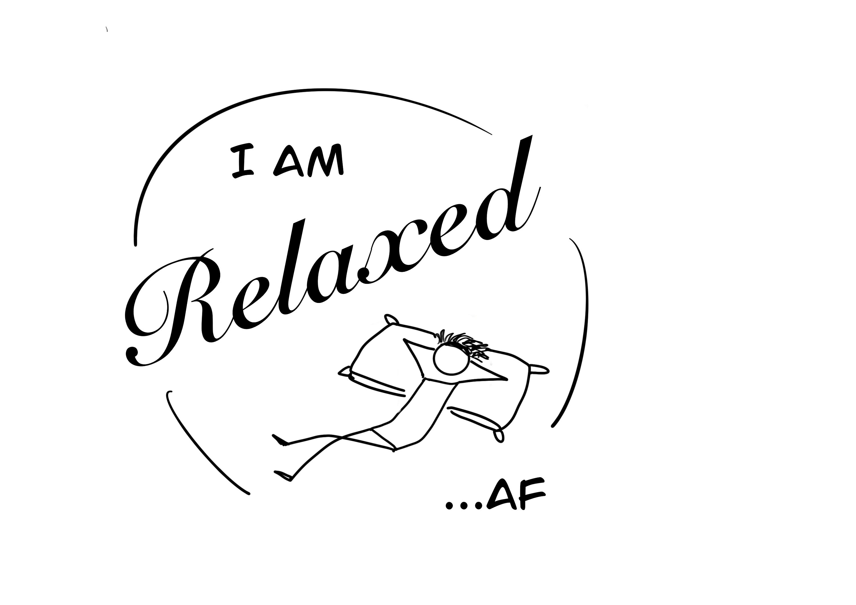 Meme Png I Am Relaxed Png Funny Affirmation Png Funny Meme - Etsy