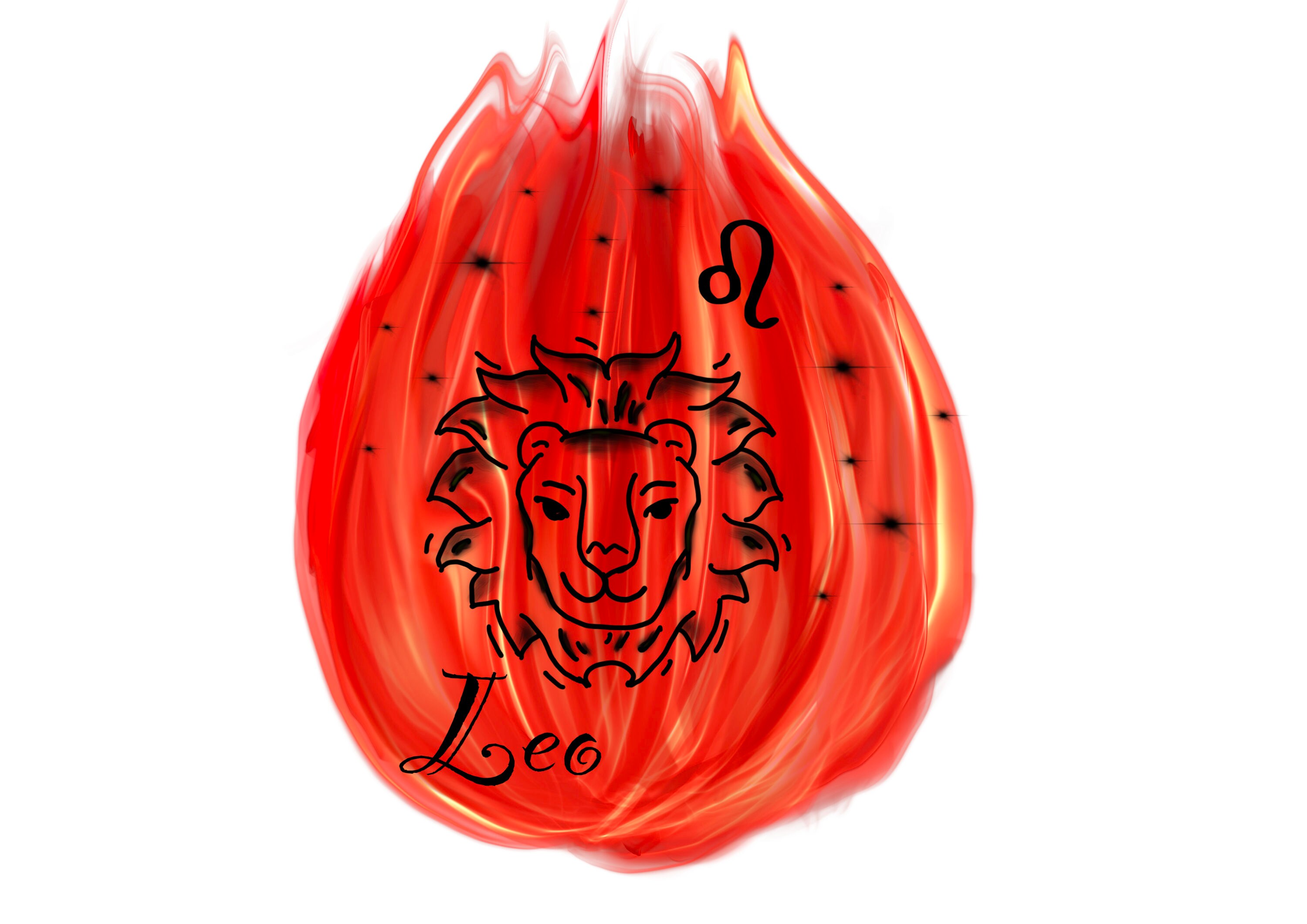 Zodiac Png, Leo Digital Design, Leo Png, Fire Element, Fun Definition ...