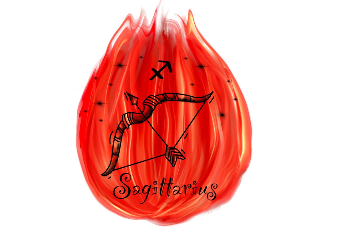 Zodiac Png, Sagittarius Digital Design, Sagittarius Png, Fire Element ...