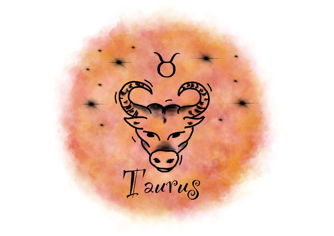 Zodiac Png, Taurus Digital Design, Taurus Png, Red, Earth Element, Fun ...